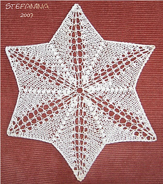 Ravelry: Snowflake Star pattern by Judy Gibson