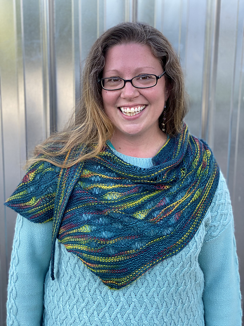 Ravelry: Sand Drawings Shawl pattern by Jillian Robbins