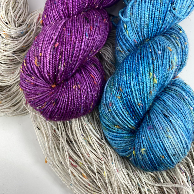 Ravelry: Wonderland Yarns & Frabjous Fibers Confetti Tweed