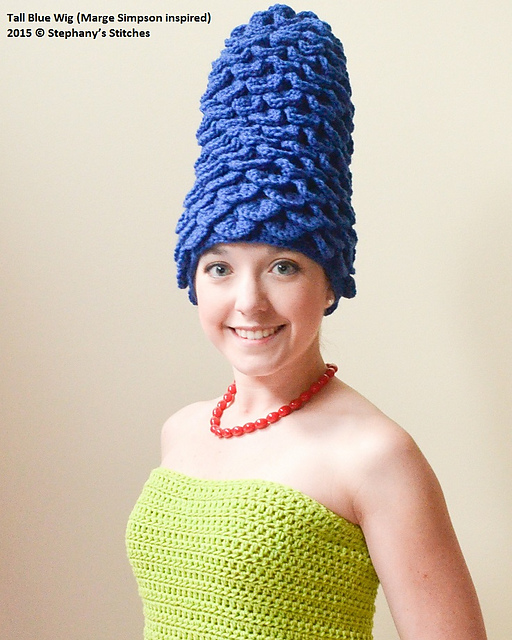 Ravelry: Tall Blue Wig pattern by Stephany's Stitches