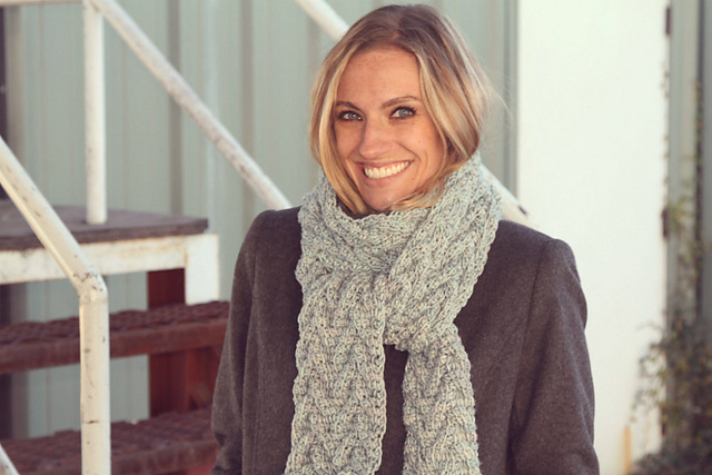 Ravelry: Icelandic Cable Scarf pattern by Stephanie Sario