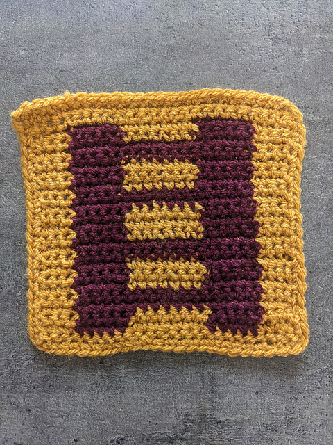 Ravelry: Tapestry Adinkra Owuo Atwedee pattern by stephthestitchbish