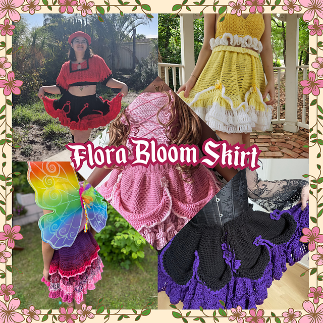 Ravelry: Flora Bloom Skirt pattern by stephthestitchbish