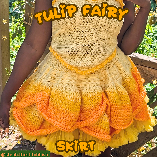 Ravelry: Tulip Fairy Skirt pattern by stephthestitchbish
