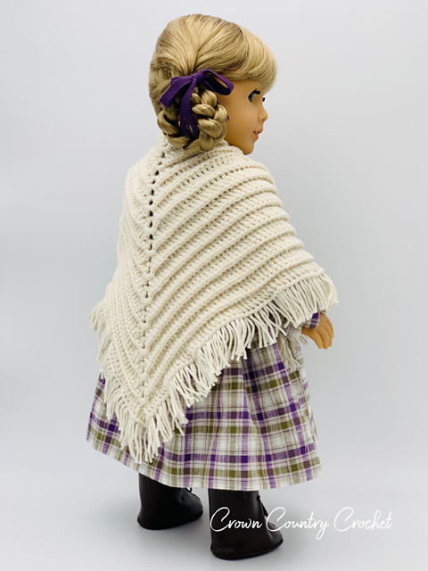 Ravelry: Woodland Shawl for 18" Dolls pattern by Stevie Hill