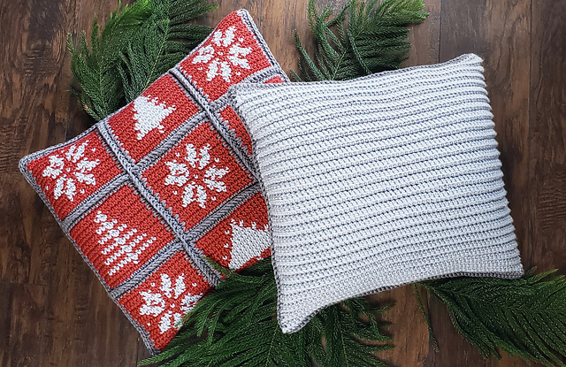 Ravelry: Jul Rutor Throw Pillows pattern by Sarah Watson