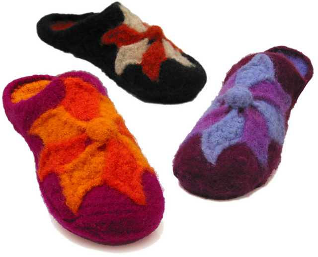 Ravelry: Crochet Felted Slippers Clogs pattern by Jennifer Hansen