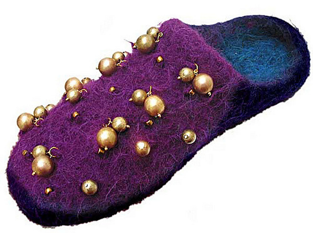 Ravelry: Knitted Slippers - Curiously Clever Clogs pattern by Jennifer ...