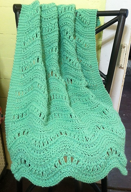 Ravelry: Wavy Drop St Afghan 3 ways pattern by Viola M. Soffe