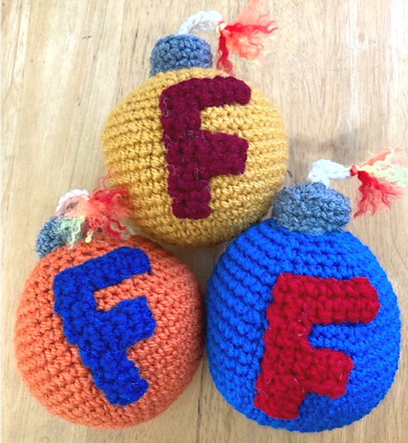 Ravelry: Crochet "F" Bomb pattern by Viola M. Soffe