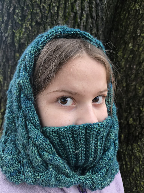 Ravelry: Fantasy Hooded Cowl pattern by Lauren McGoveran