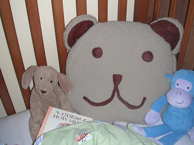 Ravelry: Bear Faced Pyjama Case pattern by Debbie Bliss