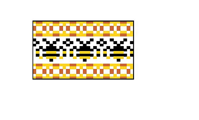 Ravelry: Little bee chart pattern by Sandra Jäger