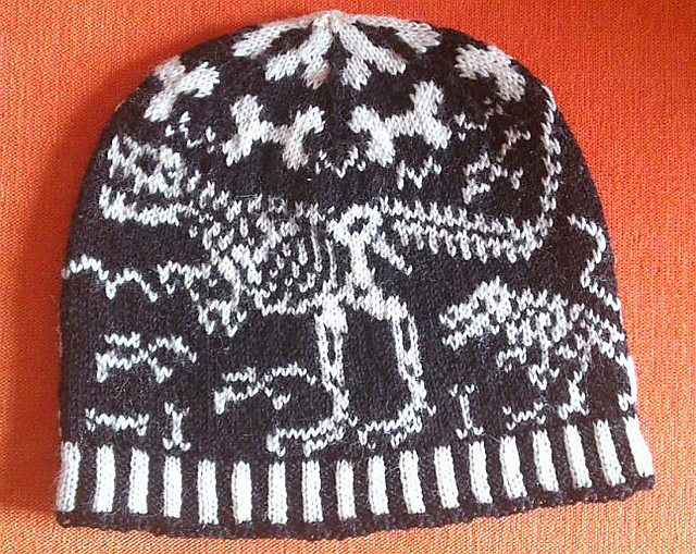 Ravelry: T-Rex beanie pattern by Sandra Jäger
