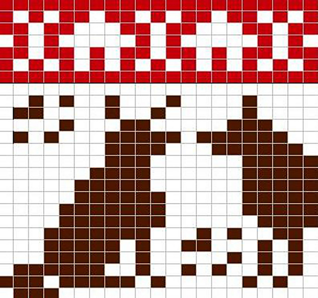 Ravelry: German shepherd dog chart pattern by Sandra Jäger