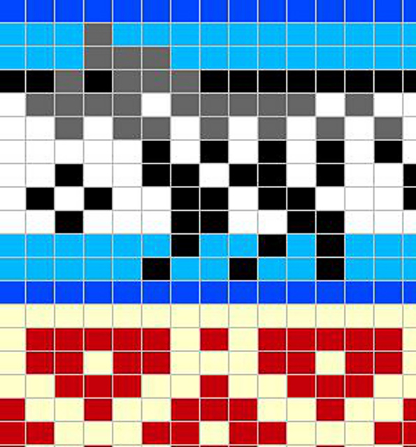 Ravelry: Zebra Chart pattern by Sandra Jäger