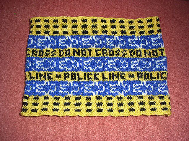 Ravelry: Crime scene cowl pattern by Sandra Jäger