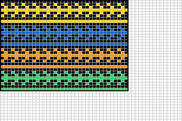 Ravelry: Arrow chart pattern by Sandra Jäger