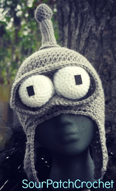 Ravelry: Robot Hat (Bender Inspired) pattern by Emilee Moore