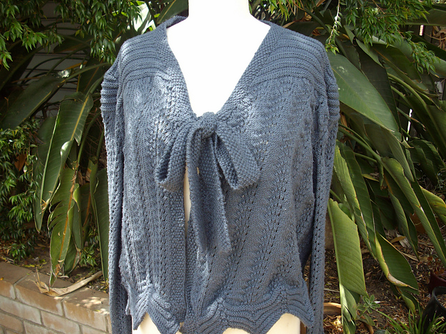 Ravelry: Lace & Chevron Cardigan pattern by Weardowney
