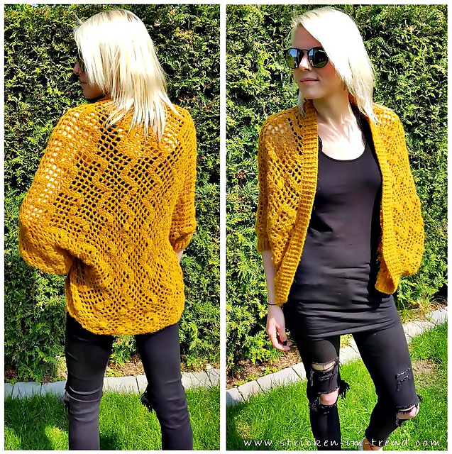 Ravelry: Shrug ZickZack pattern by ParkaDesigns | stricken-im-trend
