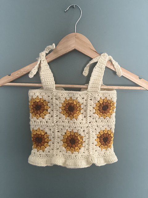 Ravelry: Sunflower Tot Tank pattern by Sara Trickett