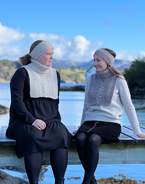 Ravelry: "Gode vibber" hals og pannebånd pattern by Christine Fjellheim