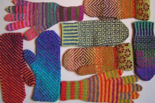 Ravelry: Colorful Mittens pattern by Ruth Sorensen