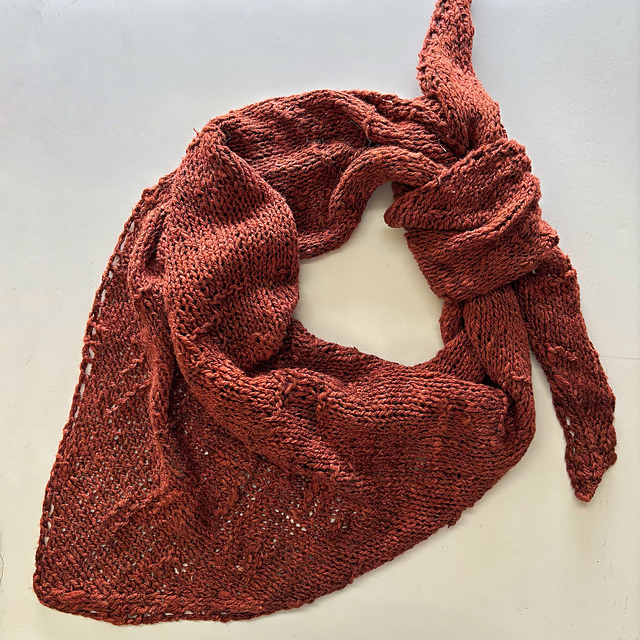 Ravelry: Randomly Hopeful Kerchief pattern by Janet Avila