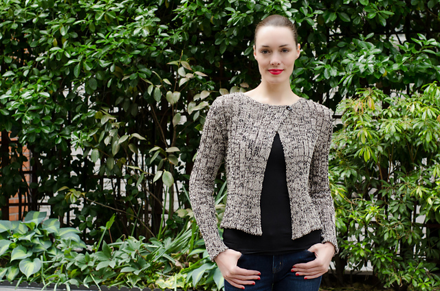 Ravelry: Tweed & Twinkle Cardigan pattern by Lidia Karabinech