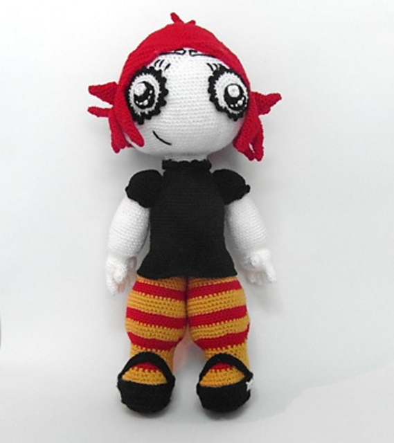 Ravelry: Gothic doll pattern by Gretel Crespo
