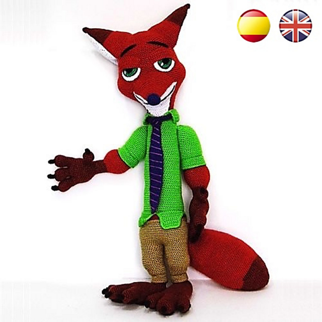 Ravelry: Nick Wilde pattern by Gretel Crespo
