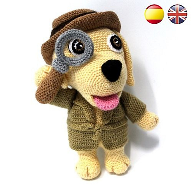 Ravelry: Lucas the detective dog pattern by Gretel Crespo