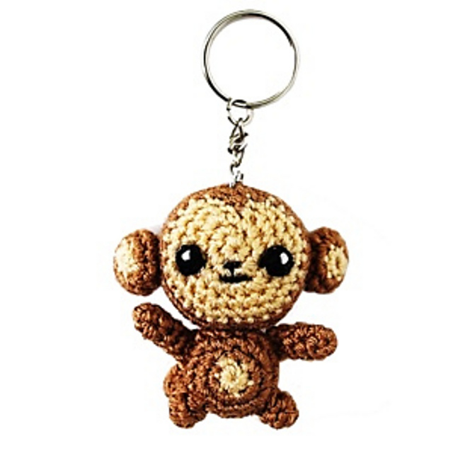 Ravelry: Little Monkey Keychain pattern by Gretel Crespo