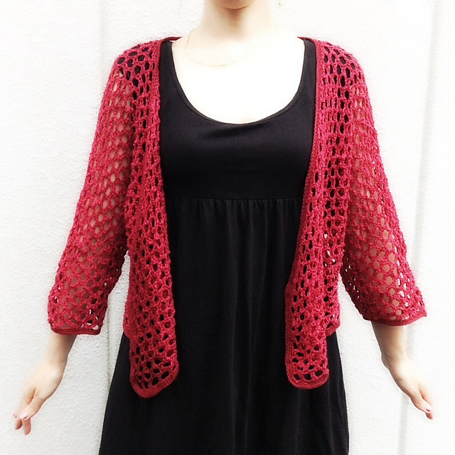 Ravelry: linen cardigan pattern by Jun Shibata（柴田淳）