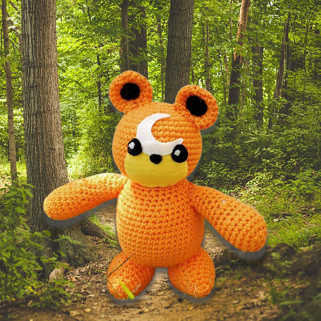 Ravelry: Teddiursa Pokémon Plushie pattern by Summer Brunton-Elliott