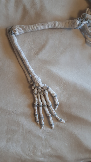 Ravelry: life-size skeleton arm pattern by L Hodgins