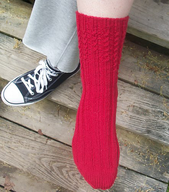 Ravelry: Twisted Ribs Socks pattern by Tempe Croke