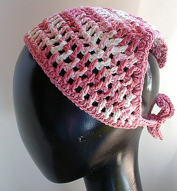 Ravelry: Triangle Hair Scarf pattern by Wendy Harbaugh