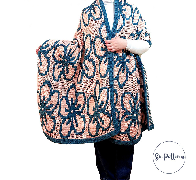 Ravelry: Jasmine Wrap pattern by Sara Mahmoud