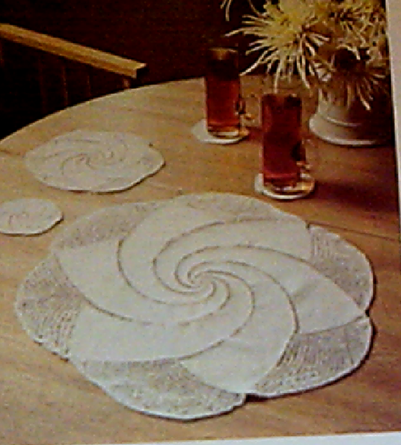 Ravelry: Spiral Crochet Table Toppers pattern by Mary Walker Phillips