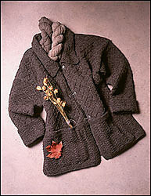 Ravelry: Trellis Work Jacket pattern by Sally Dian Rainey