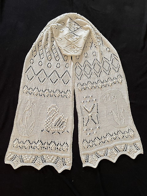 Ravelry: Estonian Sampler Scarf 2023 pattern by Toni L. Lorenz