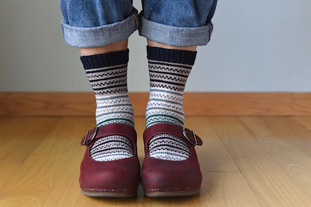 Ravelry: Going West Socks pattern by Susan B. Anderson