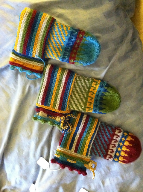 Ravelry: My Sister's Fair Isle Slippers pattern by Susan Dingle