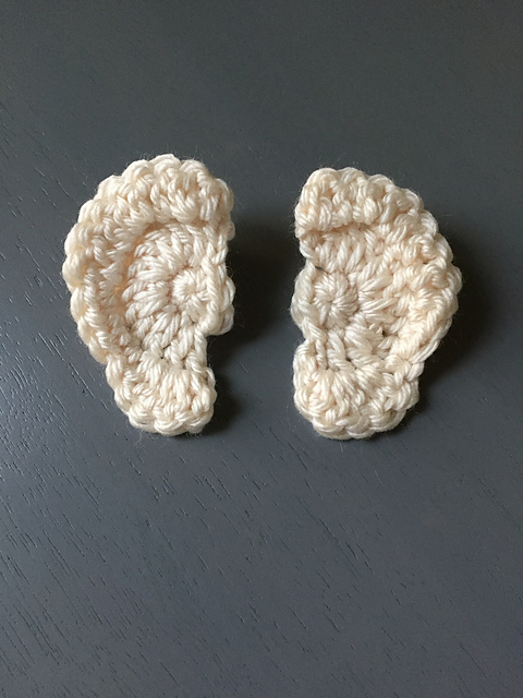Ravelry: Human Ear pattern by Suzanne Adams