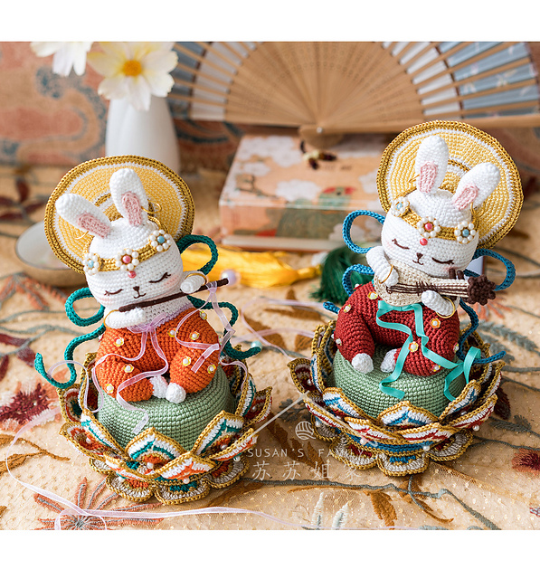 Ravelry: Celestial Rabbit Music Boxes pattern by Susan's family