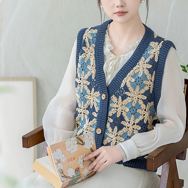 Ravelry: Lotus Patchwork Vest pattern by Susan's family