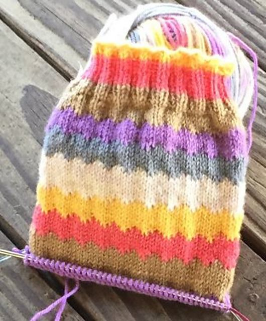 Ravelry: suzann's Dawn's Geek Socks