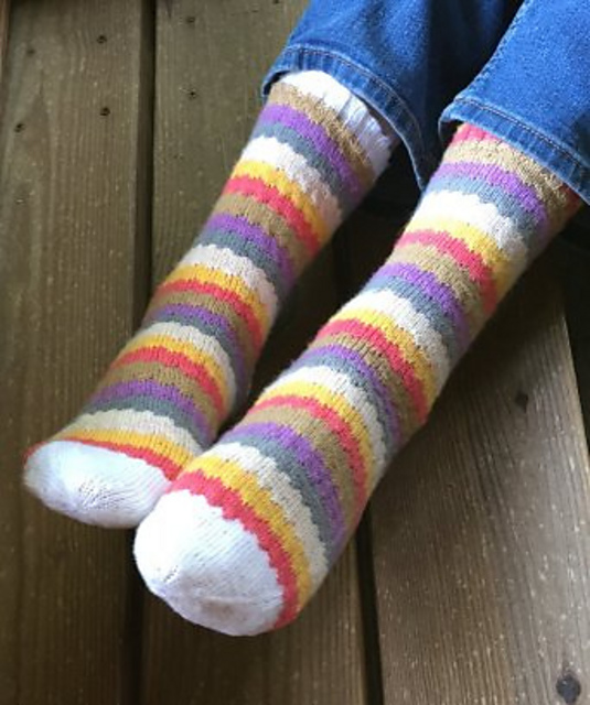 Ravelry: suzann's Dawn's Geek Socks